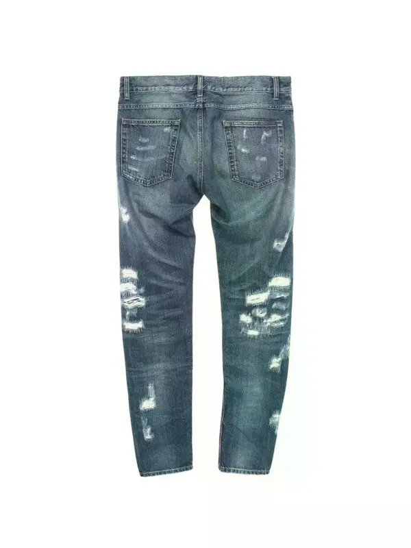 Dolce & Gabbana 2010s Distressed Denim Jeans