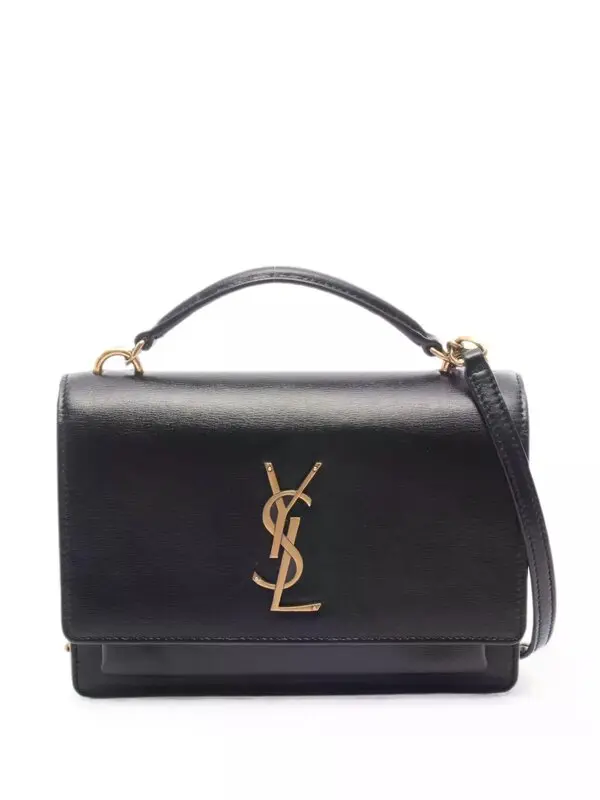 Saint Laurent 2010s Sunset Chain Shoulder Bag - Black