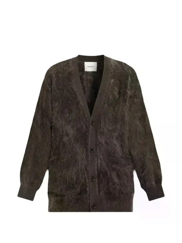 LISA YANG Devean Brushed Cashmere Cardigan - Brown
