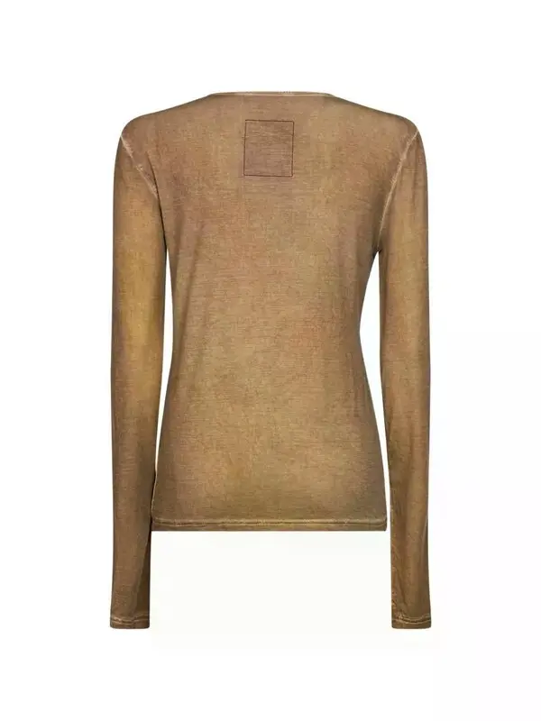UMA WANG Twisted-panel V-neck Blouse