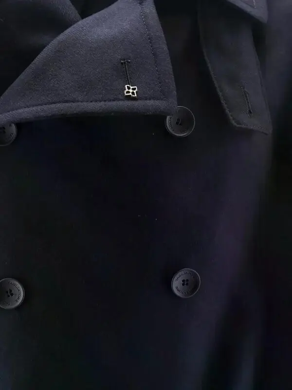 Tagliatore Double-breasted Belted Trench Coat