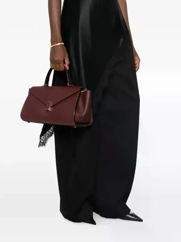 VALEXTRA Brera Leather Tote Bag