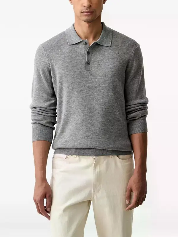 TRUSSARDI Button-placket Polo Shirt