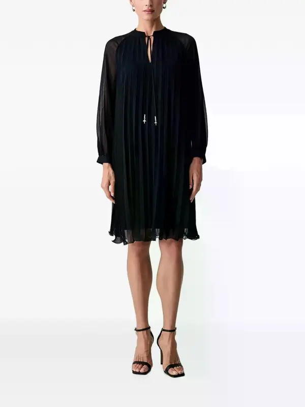JOOP! Pleated Midi Dress With Tie Detail