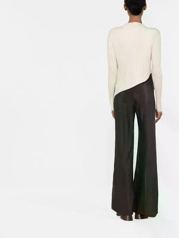Stella McCartney Asymmetrical Hem Ribbed Top