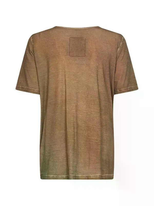 UMA WANG Asymmetric Draped T-shirt