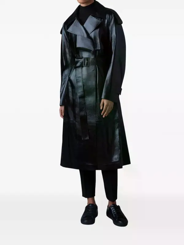 Mackage Carmela Belted Leather Coat