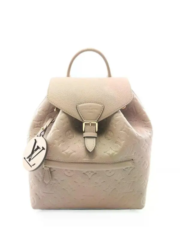 LOUIS VUITTON 2021 Pm Montsouris Monogram Backpack - Neutrals