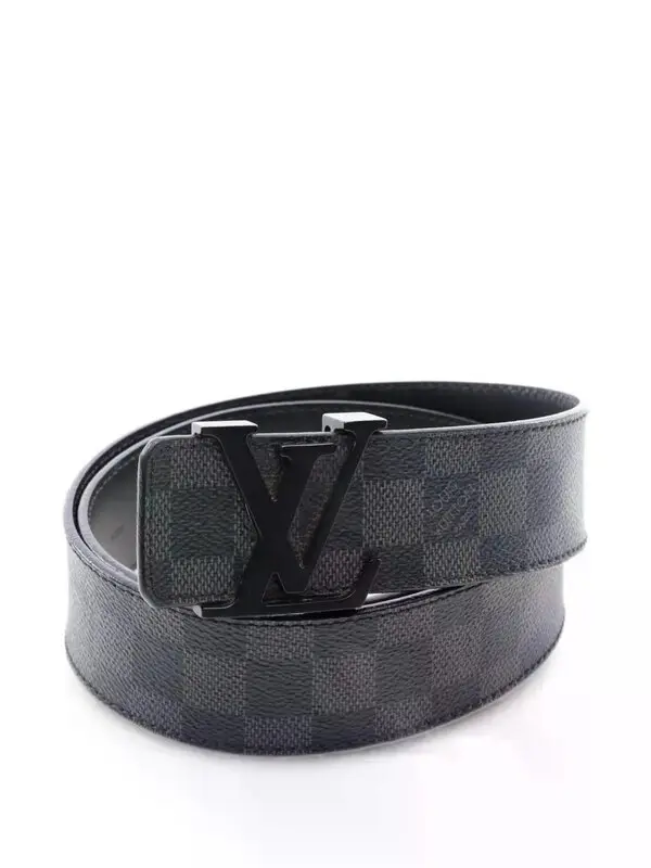 LOUIS VUITTON 2016 Damier Graphite Belt