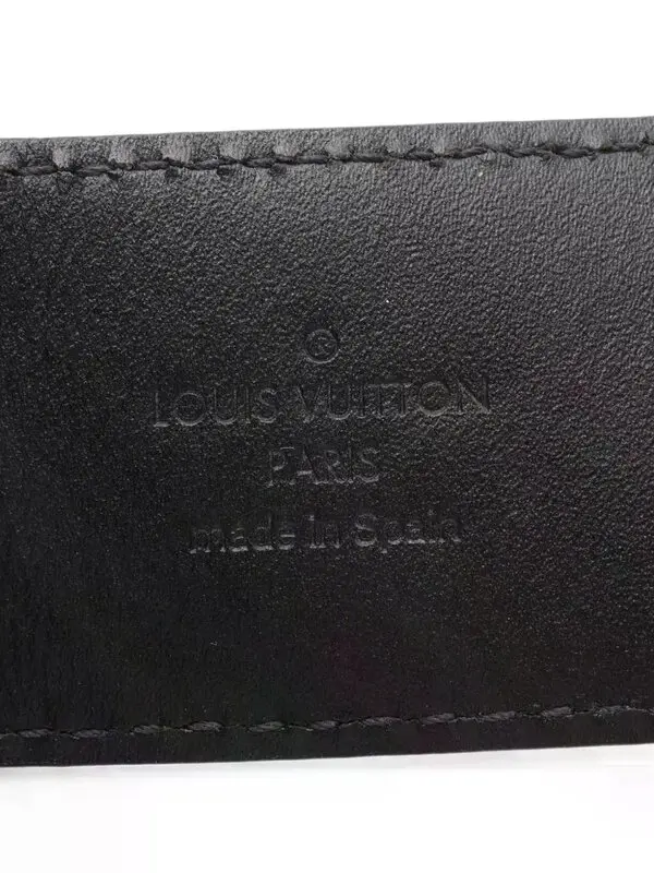 LOUIS VUITTON 2016 Damier Graphite Belt
