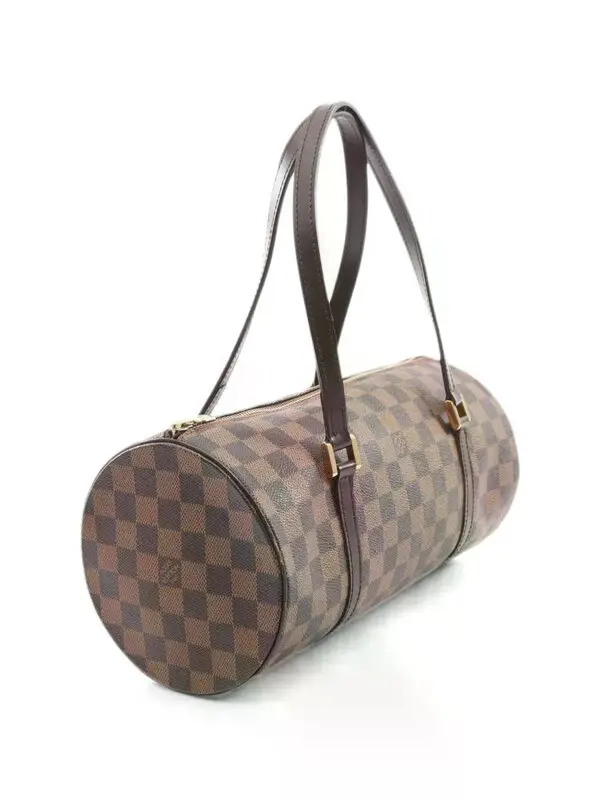 LOUIS VUITTON 2005 Papillon 30 Damier Ebene Satchel Bag