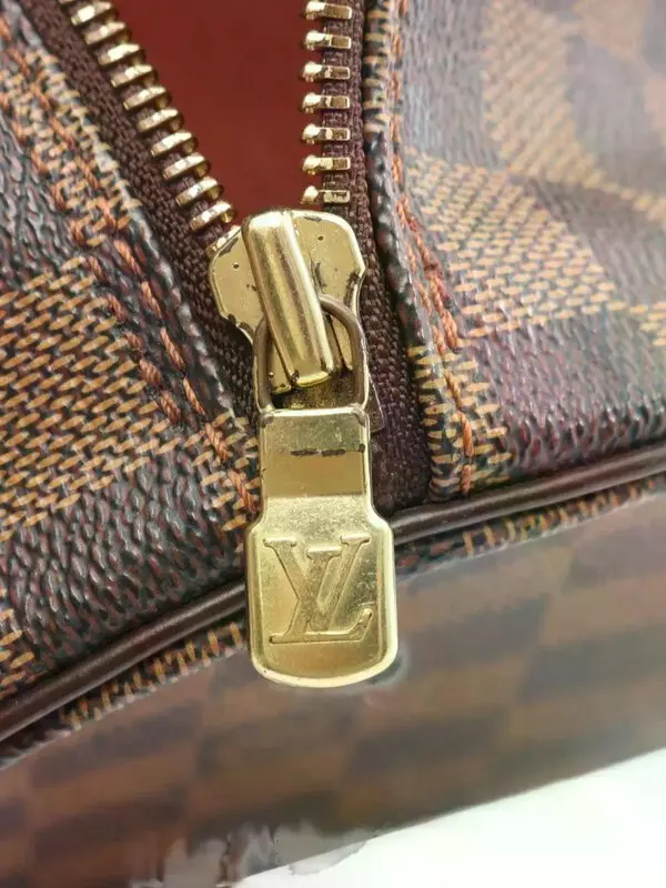 LOUIS VUITTON 2005 Papillon 30 Damier Ebene Satchel Bag