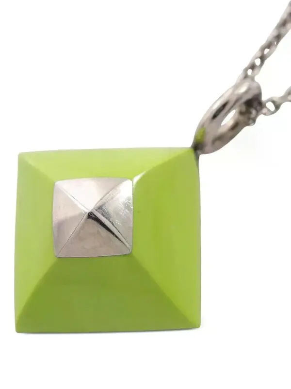 Hermès Tone Medor Cupidon Necklace - Silver