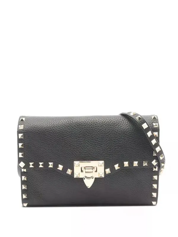 Valentino Garavani Rockstud Shoulder Bag - Black
