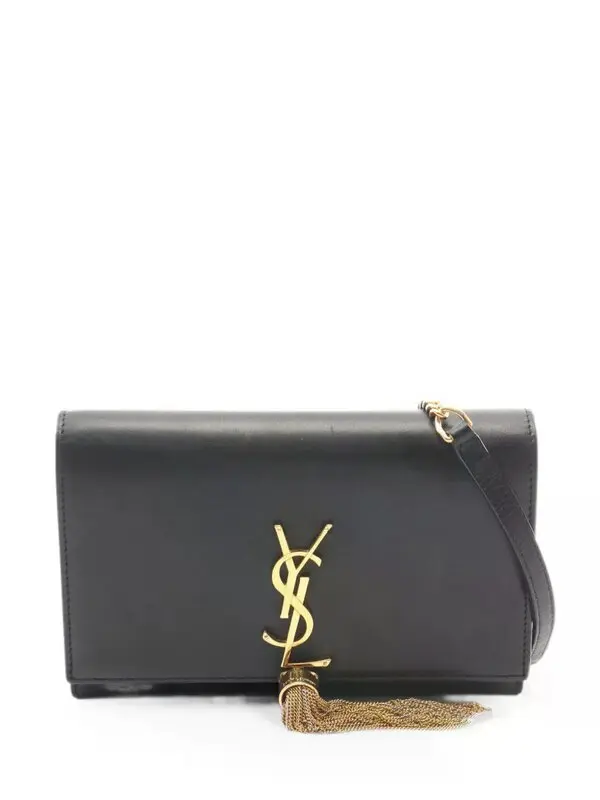 Saint Laurent 2010s Kate Tassel Chain Clutch Bag