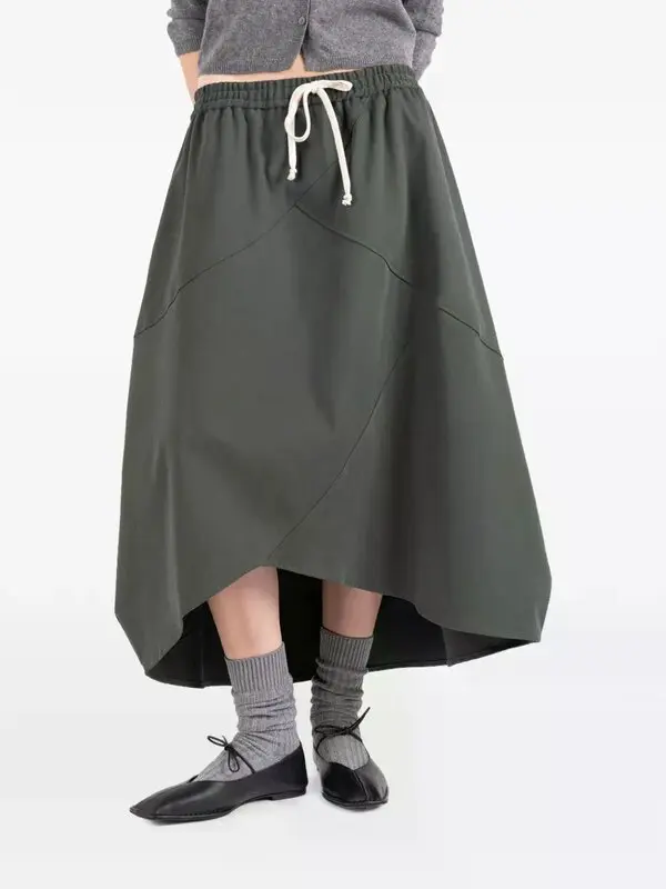 SOCIETE ANONYME Bunka Asymmetric Drawstring Maxi Skirt