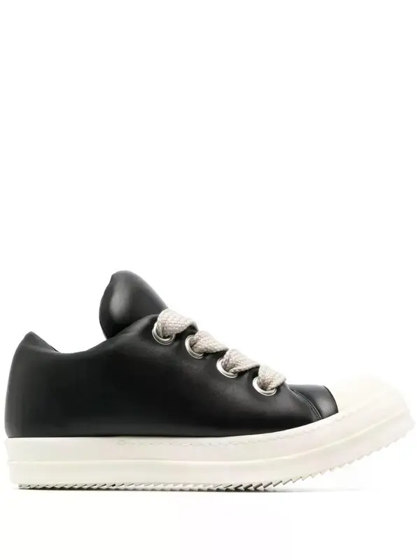 Rick Owens Jumbo Lace-up Padded Sneakers - Black