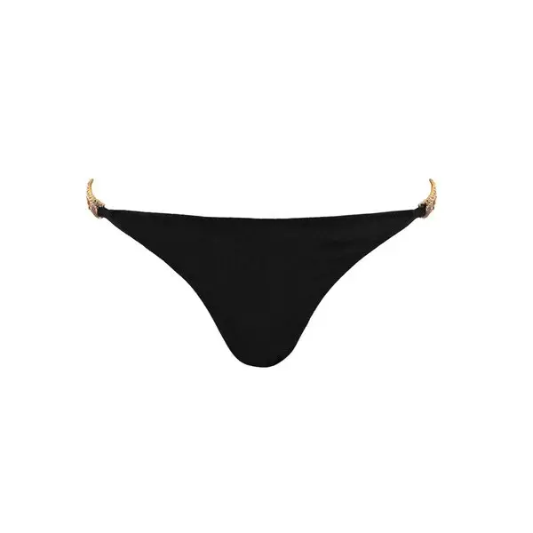 CHERINA BEACHWEAR LLC Rose Bikini Bottom - Black