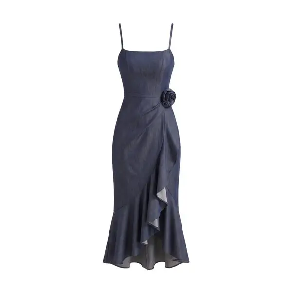 Yumi Kim Shari Chambray Denim Dress