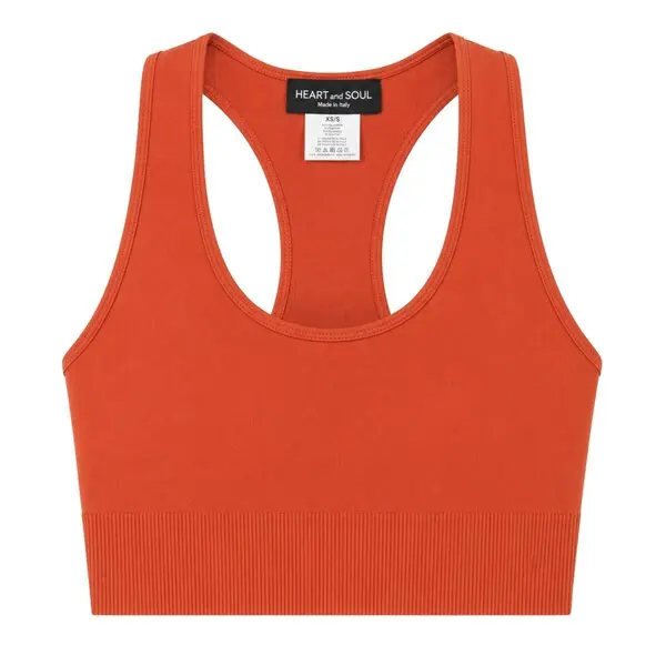 HEART AND SOUL Seamless Activewear Crop Top