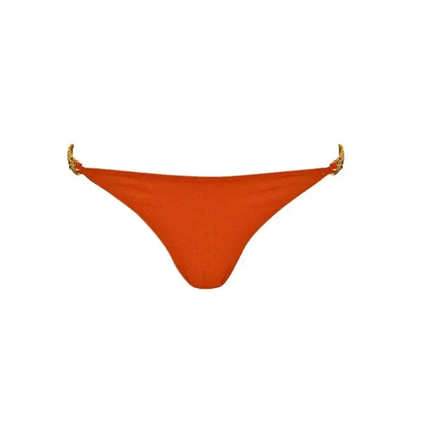 CHERINA BEACHWEAR LLC Rose Bikini Bottom In Amber Glow