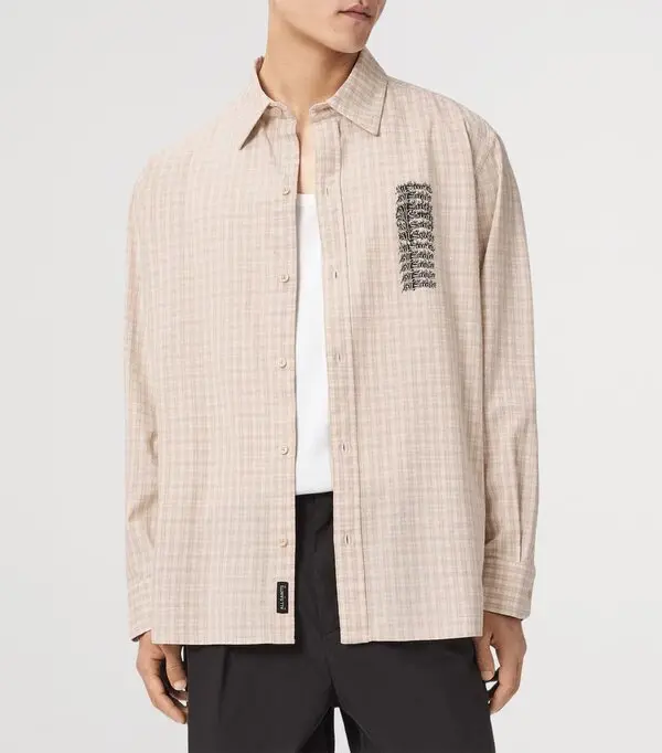 ALLSAINTS Organic Cotton Repeater Shirt