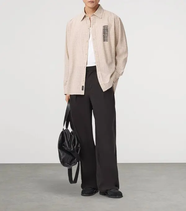 ALLSAINTS Organic Cotton Repeater Shirt