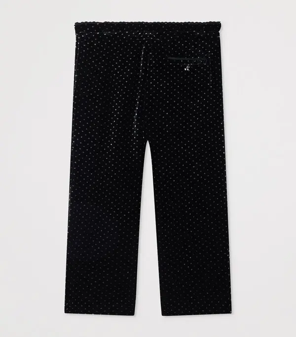 Bonpoint Velvet Glitter Dot Leggings