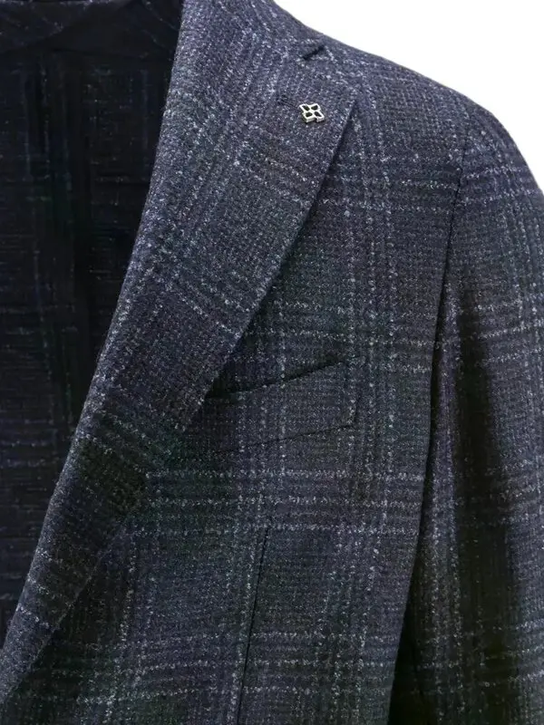 Tagliatore Check-pattern Single-breasted Blazer