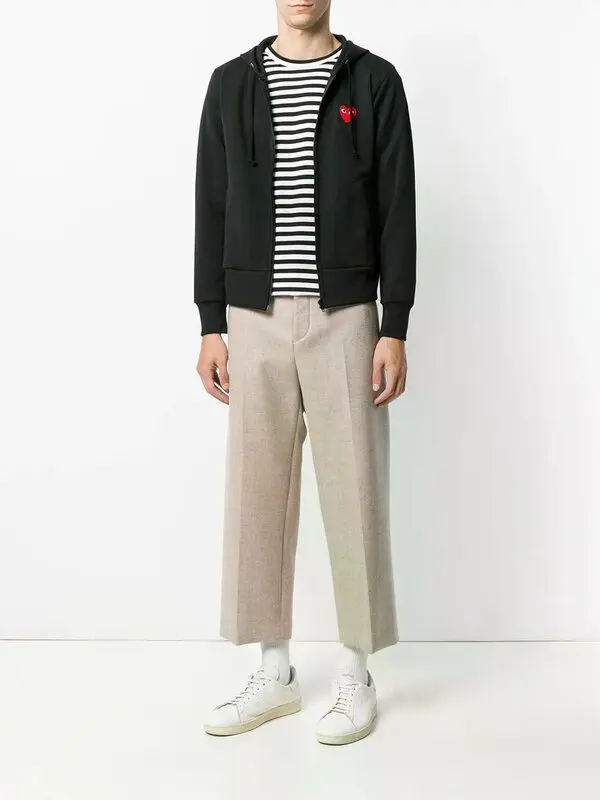 Play Comme Des Garcon Hooded Bomber Jacket
