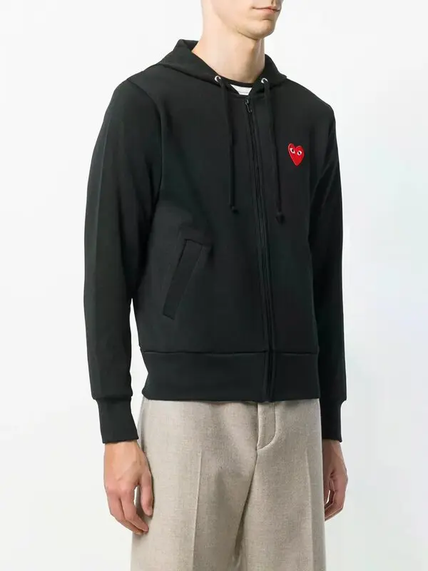 Play Comme Des Garcon Hooded Bomber Jacket