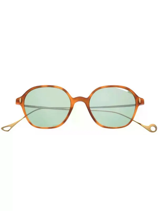 EYEPETIZER Tortoiseshell-effect Round Frame Sunglasses