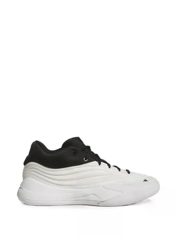 Adidas Dame Wave-effect Panelled Sneakers - Neutrals