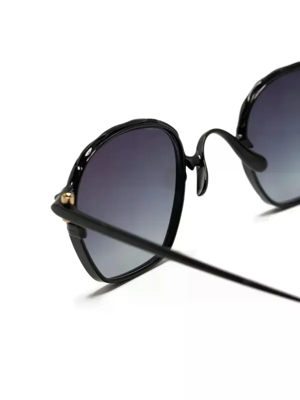 Yohji Yamamoto Geometric Frame Sunglasses