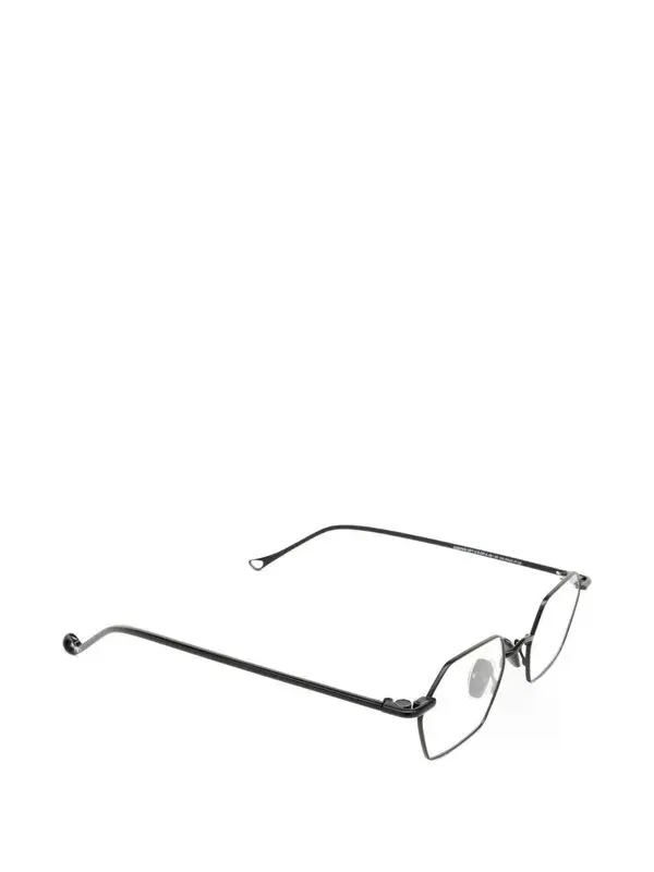 EYEPETIZER Copper + Clip-on Geometric-frame Glasses