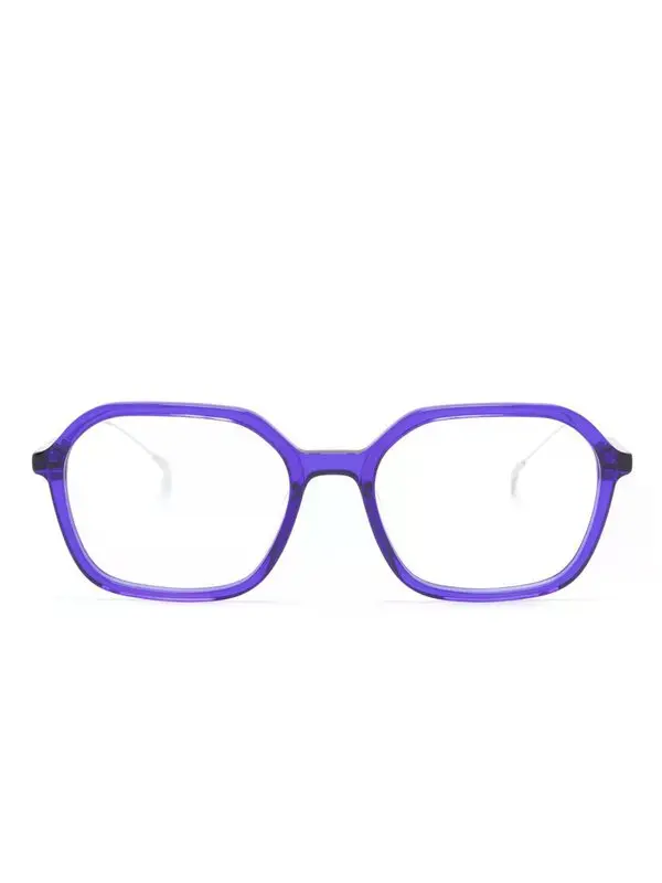 EYEPETIZER Aida Square-frame Glasses - Blue