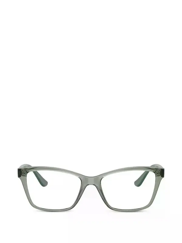 VOGUE EYEWEAR Transparent Rectangle-frame Glasses - Green