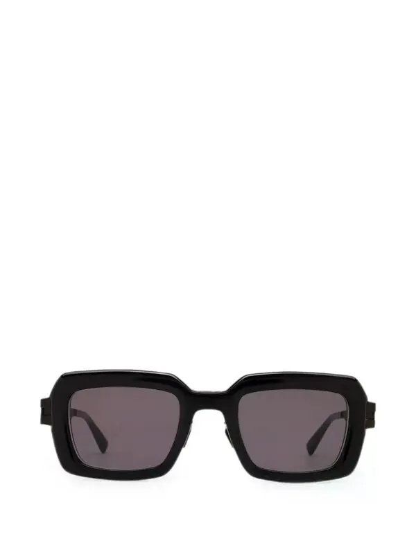 Mykita Una Rectangle-frame Sunglasses - Black