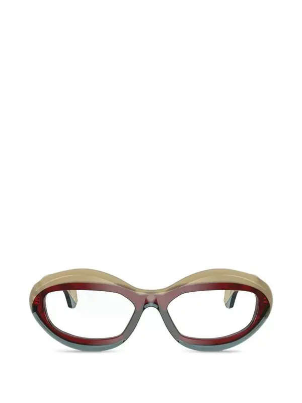 ALAIN MIKLI Cat Eye Frame Eyeglasses - Neutrals