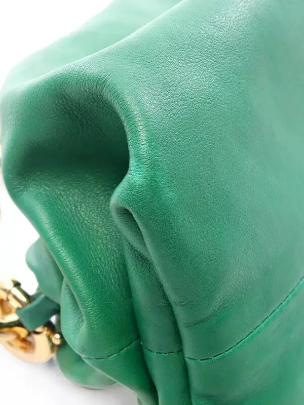 Bottega Veneta 2010s The Chain Pouch Leather Shoulder Bag