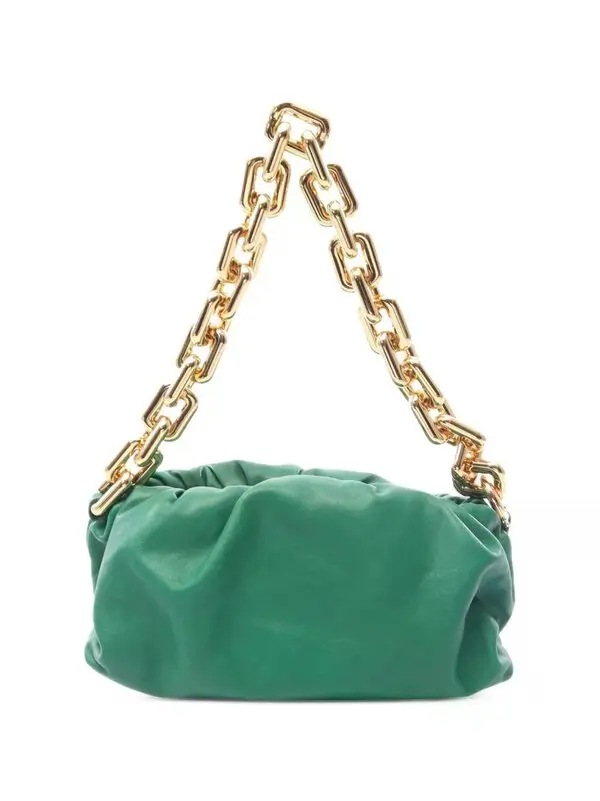 Bottega Veneta The Chain Pouch Shoulder Bag - Green