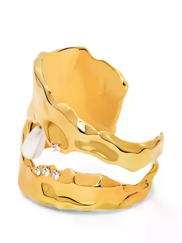Oscar De La Renta Hammered Cuff Bracelet
