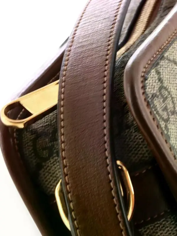 Gucci Gg Coated Canvas Mini Camera Bag