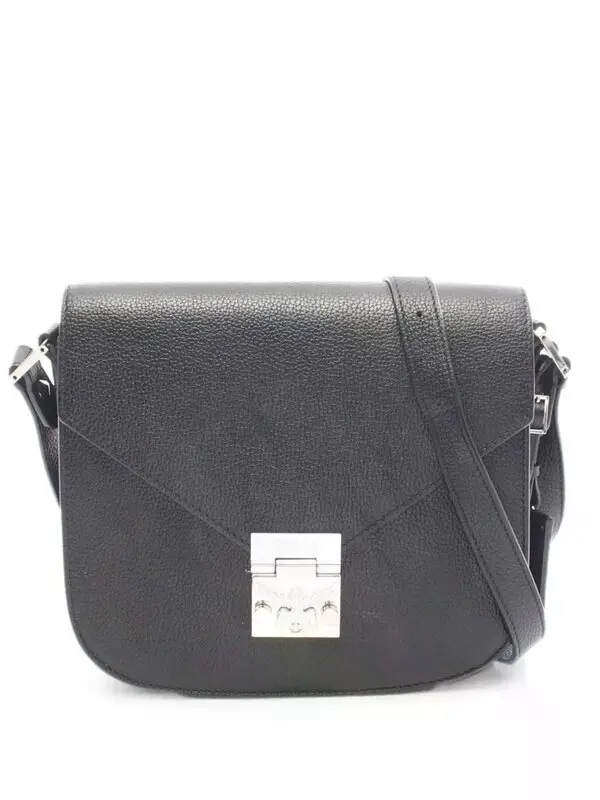 Mcm 2000s Patricia Leather Shoulder Bag
