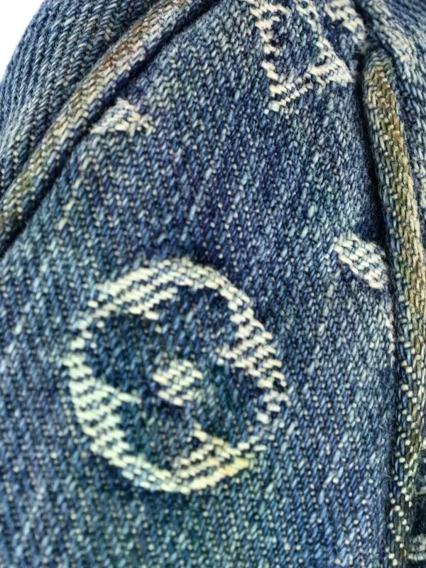 LOUIS VUITTON Monogram Denim Satchel Handbag