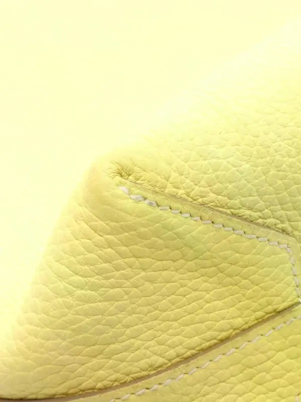 Hermès 31 Cabasserie Clemence Tote Bag - Yellow