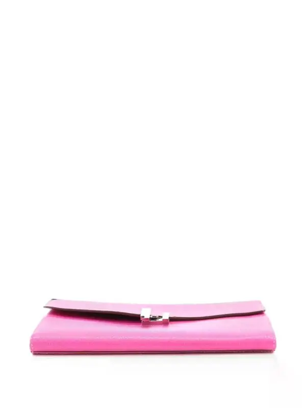 Hermès Cinhetic Chevre Mysore Clutch Bag - Pink