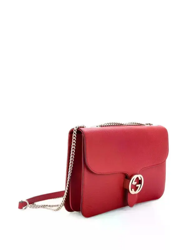 Gucci Interlocking Leather Medium Shoulder Bag