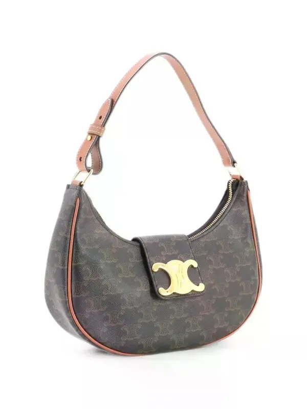 Celine Ava Triomphe Bag Triomphe Coated Canvas Shoulder Bag
