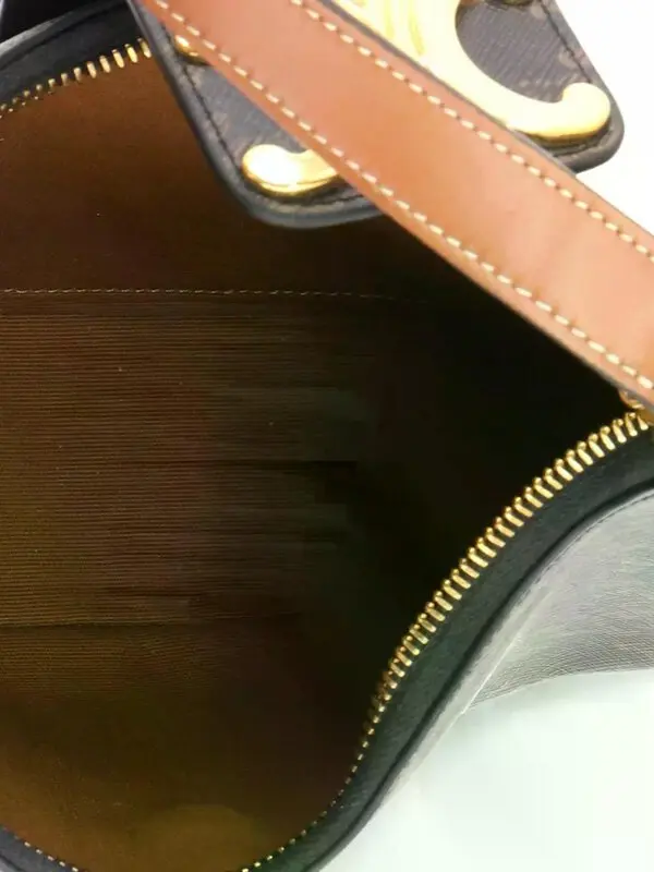 Celine Ava Triomphe Bag Triomphe Coated Canvas Shoulder Bag